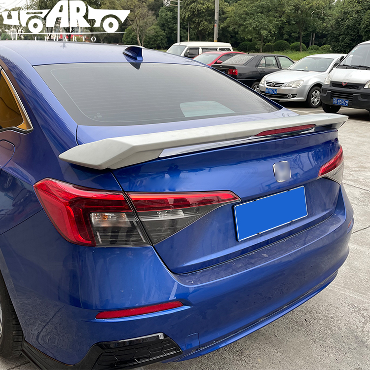 HAOSHENG ABS Plastic Modulo Style Add-on With Lamp Rear Spoiler Honda ...