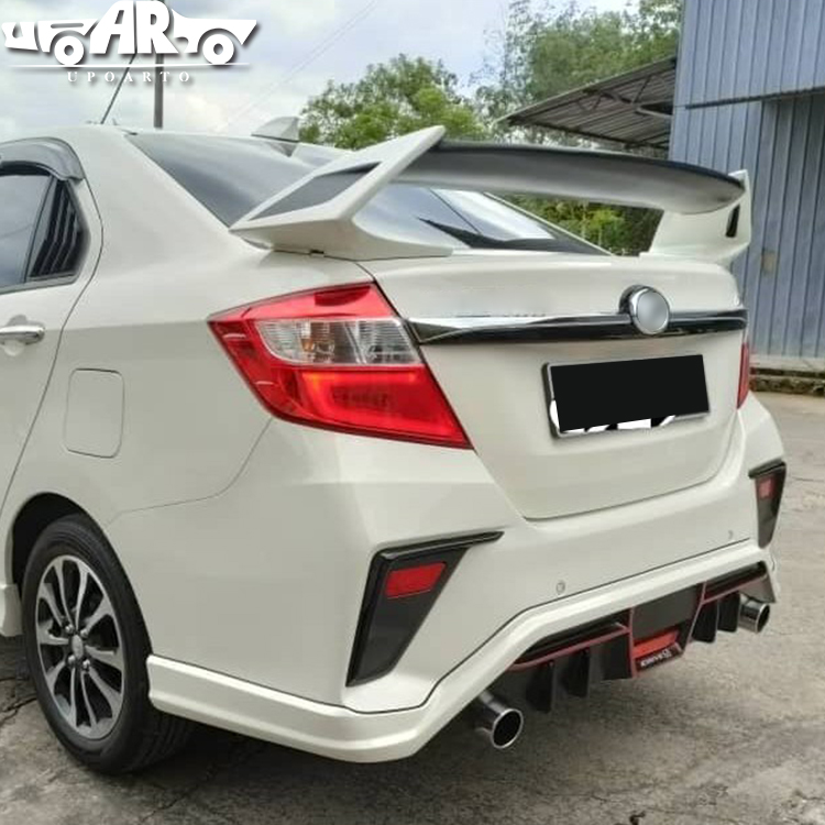 Perodua Bezza Galaxy X Style ABS Rear Ducktail Spoiler 2014-2021 - Buy ...