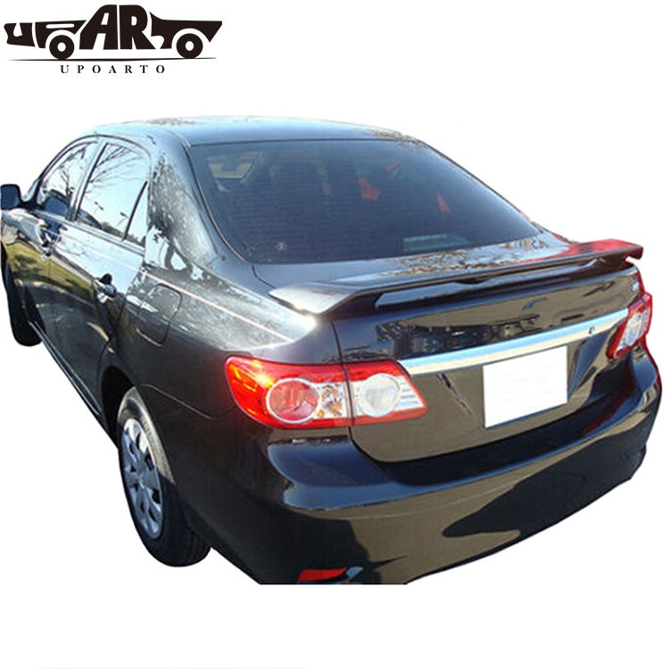 HAOSHENG ABS With Lamp Add-on Rear Trunk Spoiler Toyota Corolla 2008 ...