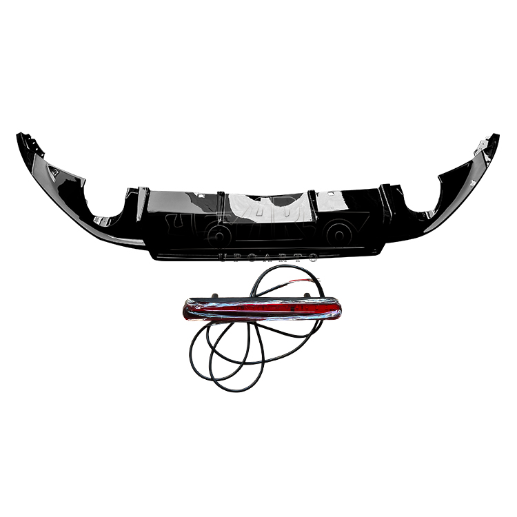 VW Golf 7 MK7 GTI With Lamp Rear Lip Diffuser - Buy Golf 7/7 GTI With ...