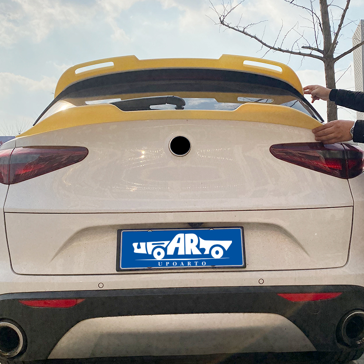 2017-2021 Alfa Romeo Stelvio Mid Spoiler Wing ABS - Buy Romeo Stelvio ...